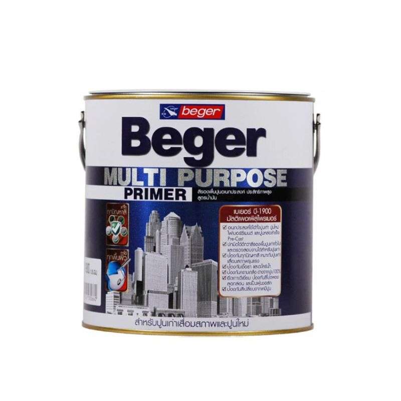 สีรองพื้นปูนเอนกประสงค์ BEGER PRIMER B-1900 ขนาด 1GL | สีรองพื้น | SCG Home Online