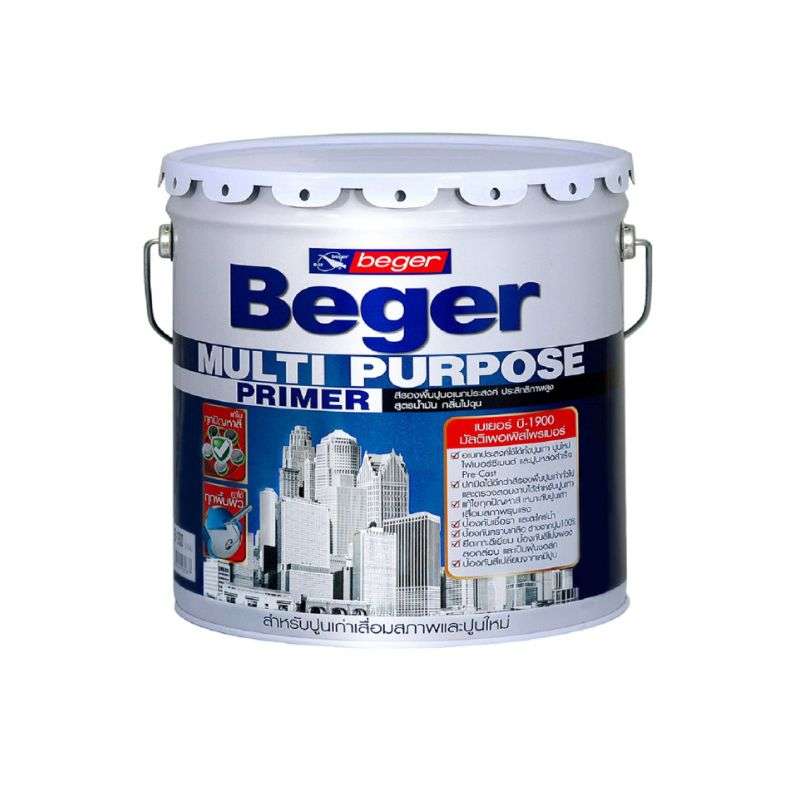 สีรองพื้นปูนเอนกประสงค์ BEGER PRIMER B-1900 ขนาด 5GL | สีทาบ้าน สีงาน ...