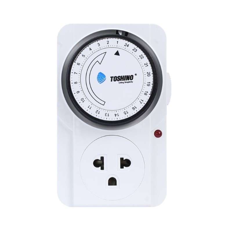 นาฬิกาตั้งเวลา Timer 24 ชั่วโมง TOSHINO รุ่น TS-MT3 สีขาว | ปลั๊กและสวิตช์ไฟฟ้า | SCG Home Online