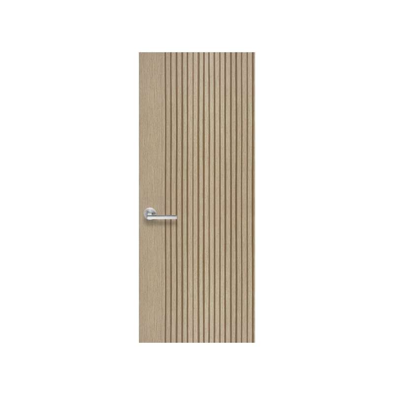 ประตูพอลิสไตรีน-ภายใน LINEDEKOR รุ่น Vertical สีบีชด้าน 80X200 ซม. ...
