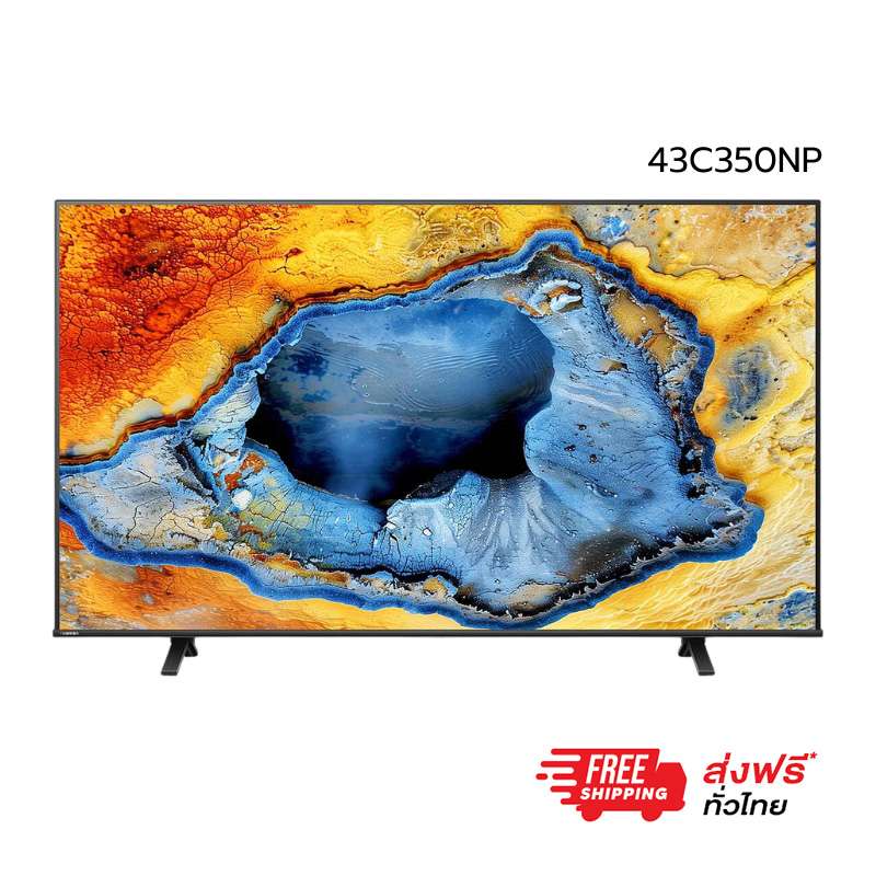 ทีวี 43 นิ้ว Toshiba Google TV 43 Inch 4K UHD LED รุ่น 43C350NP | ทีวี ...