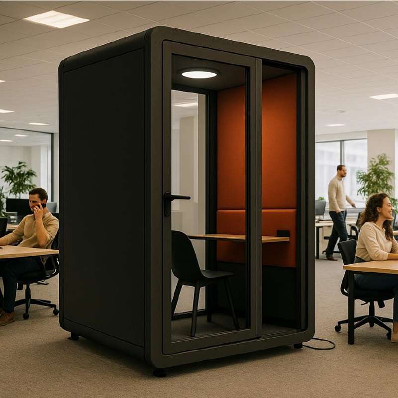 ห้องเก็บเสียงสำเร็จรูปพร้อมติดตั้ง SCG Acoustic Pod - Metal Series Size ...