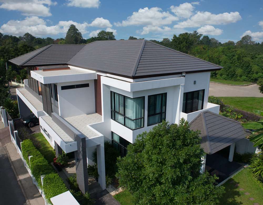 กระเบื้องหลังคาเซรามิค เอสซีจี รุ่นเอ็กซ์เซลล่า โมเดิร์น สีซิลเวอร์เกรย์ | SCG Home